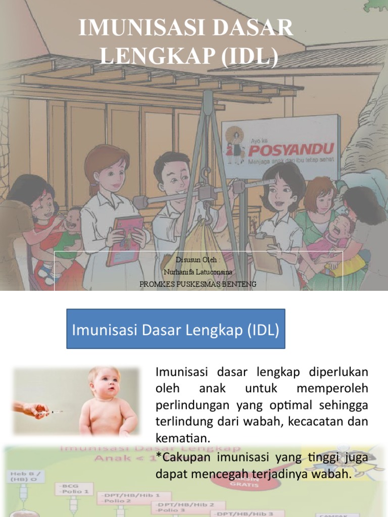 Imunisasi Dasar Lengkap (Idl) | PDF