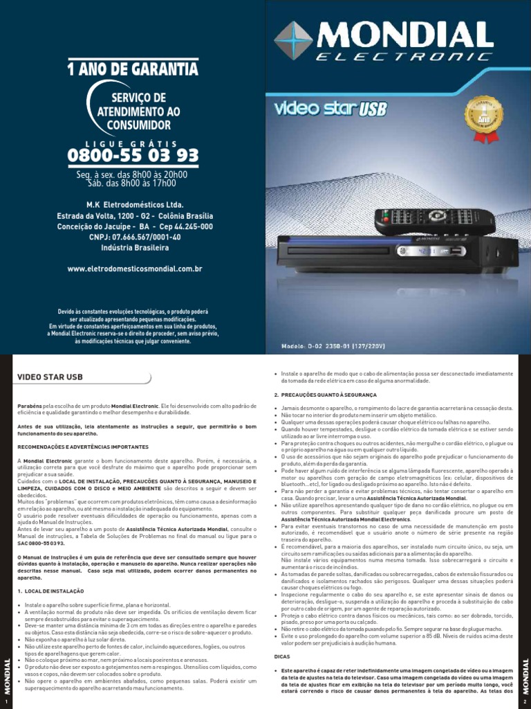 Manual de DVD | PDF | DVD | Drive de disco rígido