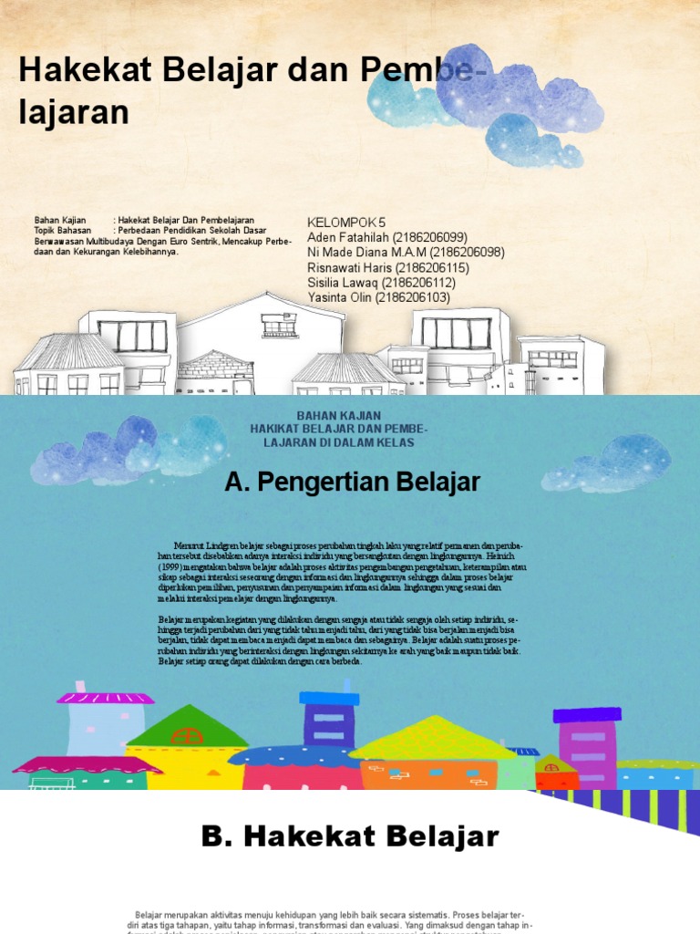 Hakekat Belajar Dan Pembelajaran | PDF