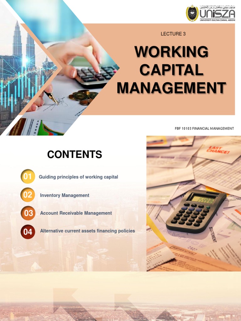 FBF 10103 - LECT3 Working Capital MGT | PDF | Working Capital | Inventory