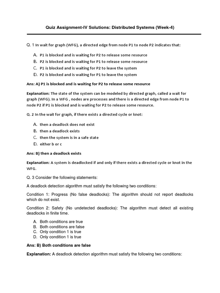 Assignment 4solution Pdf Graph Theory Computer Science 