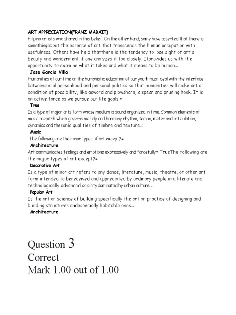 Art Appreciation | PDF | Printmaking | Paintings