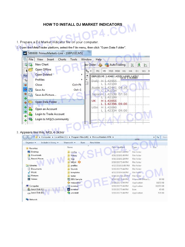 How To Install DJ Market Indicators | PDF | Computing Platforms ...