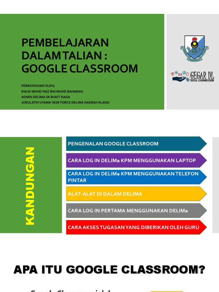 Pengenalan Asas Google Classroom - Murid Dan Ibu Bapa | PDF