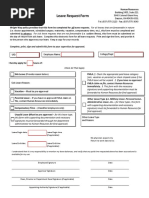 Leave Form Z1 (A) 2021 | PDF | Sick Leave | Parental Leave