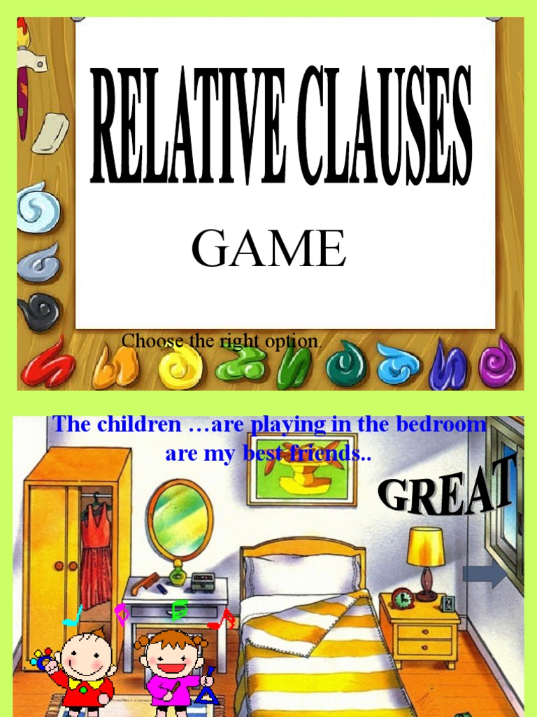 Relative Clauses Game Pdf