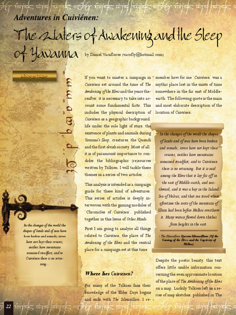 MERP - Fan9139 - Chronicles of Cuiviénen | PDF | Middle Earth | Elf ...