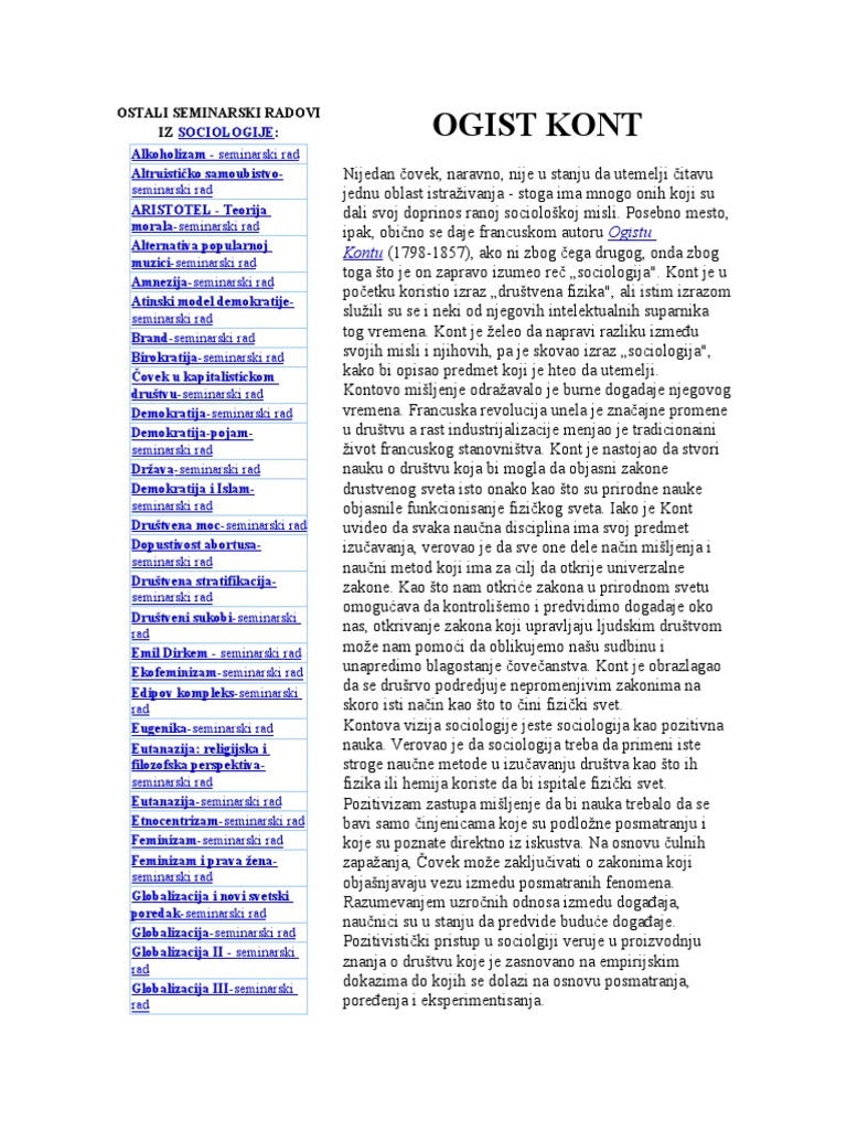 Ogist Kont Drustvo | PDF