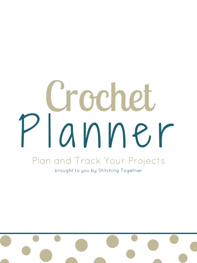 Free Crochet Planner | PDF | Crochet | Holidays
