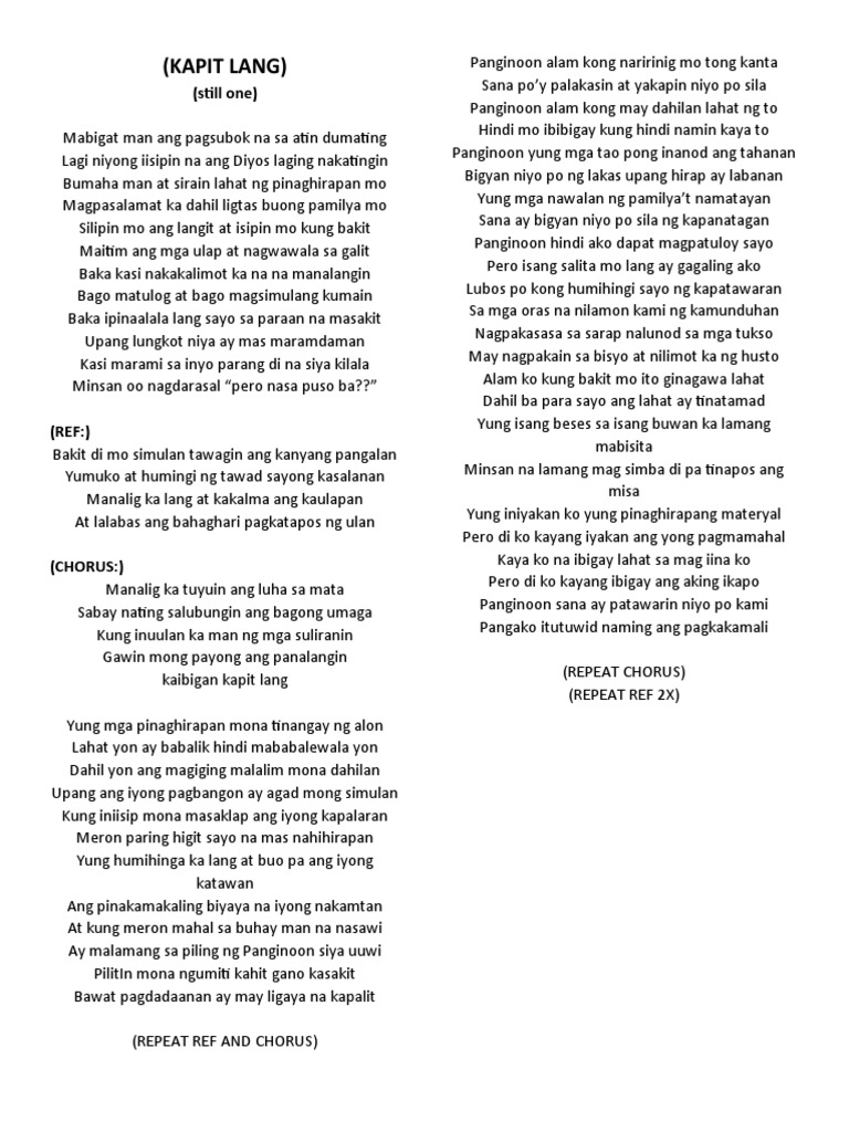 LYRICS | PDF