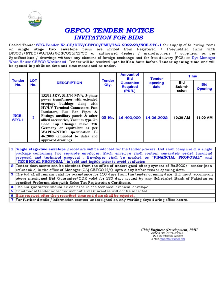 Gepco Trans 1 Crore | PDF | Business