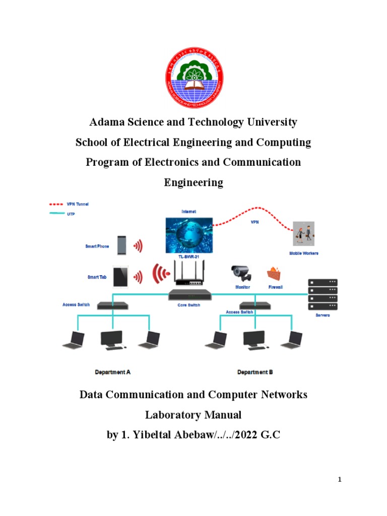 Digital Communication and Computer Networking Lab Manual | PDF | Computer Network | Gateway ...