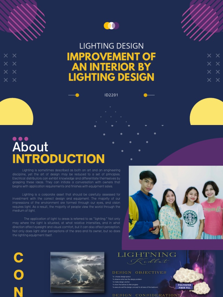 Case Study Lighting Design | PDF | Lighting | Visual Perception