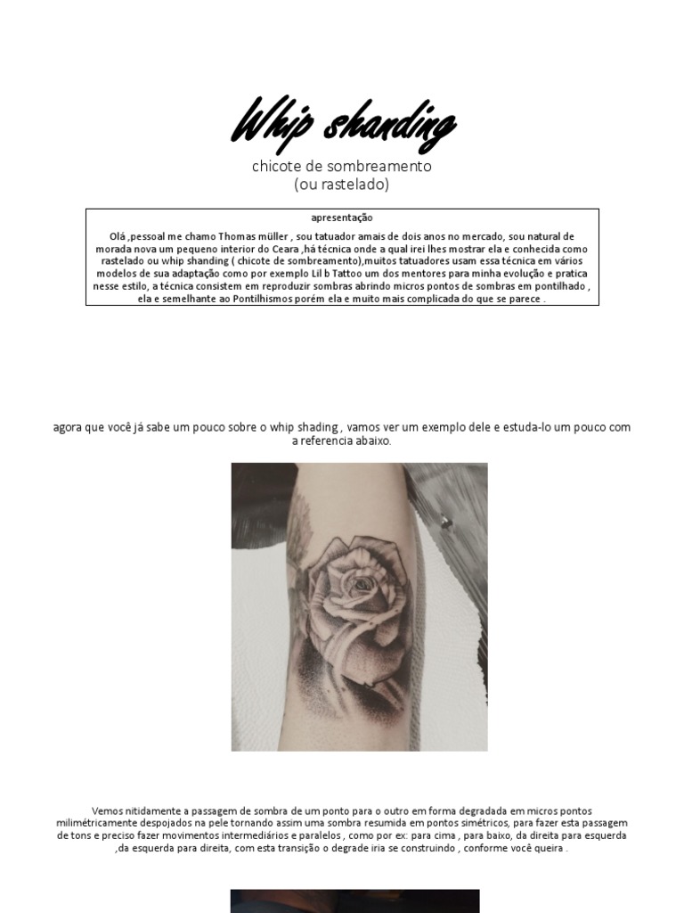 Guia de Whip Shading para Tatuadores | PDF