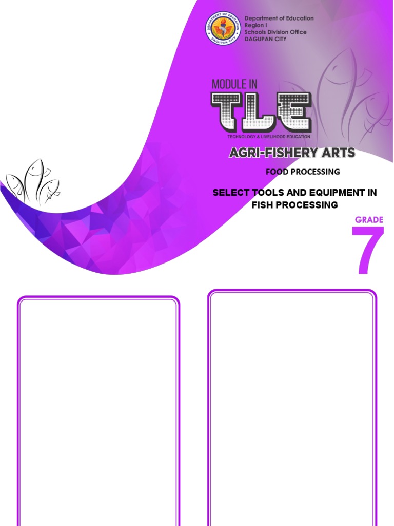 TLE7 - FISH PROCESSING Q1, Week 1 | PDF | Thermometer | Spoon