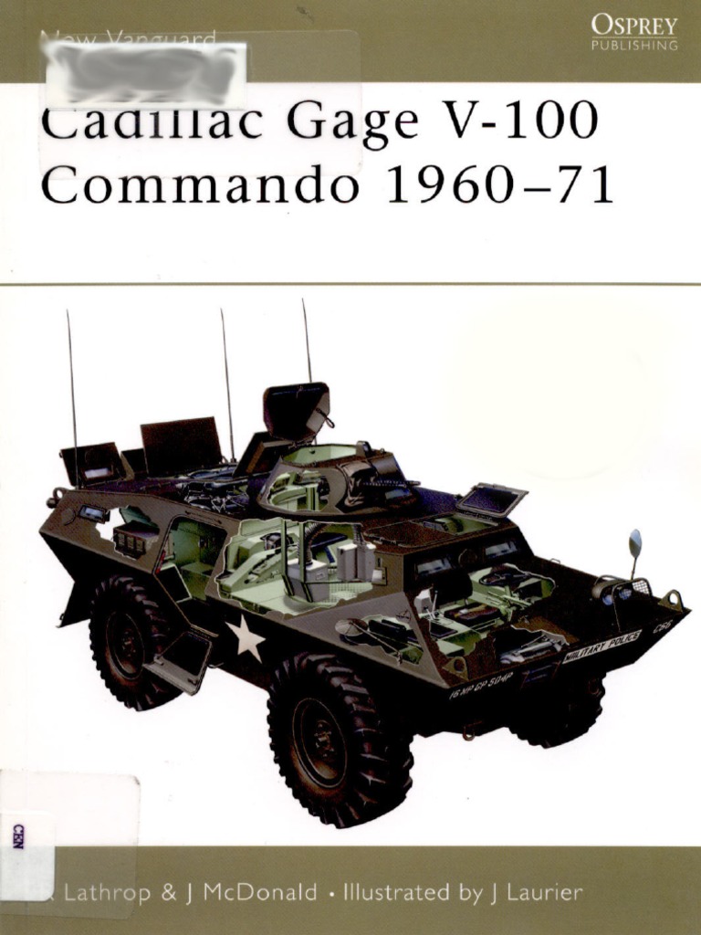 Osprey - New Vanguard 052 - Cadillac Gage v-100 Commando 1960-71 | PDF