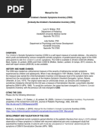 Beck Cognitive Insight Scale | PDF | Self Report Study | Validity ...