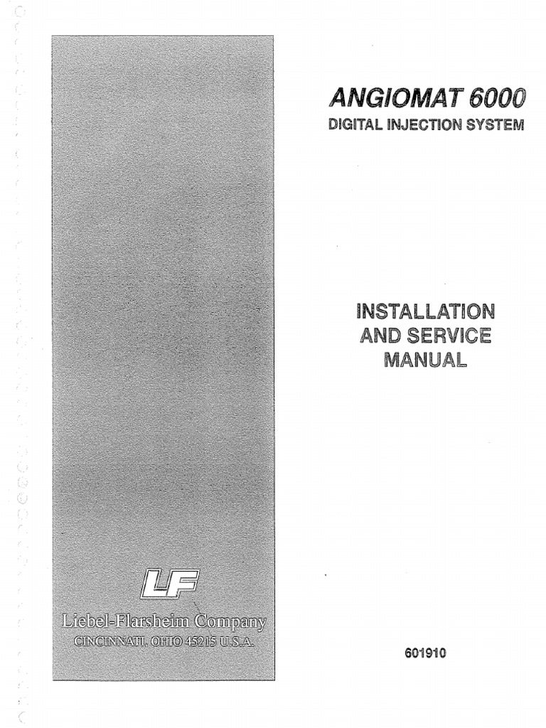 6000 Installation and Service Manual | PDF