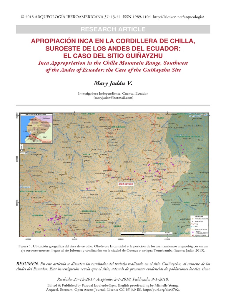 Apropiacion - Inca - en - La - Cordillera - de - Chilla Guiñayzhu Mary ...