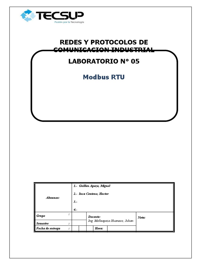 Lab 05 - MBus vs1 | PDF | Software | Hardware de la computadora