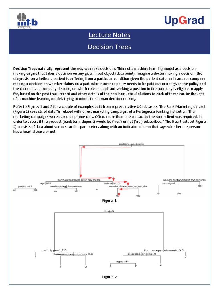Lecture Notes - Decision Tree | PDF | Regression Analysis | Applied ...