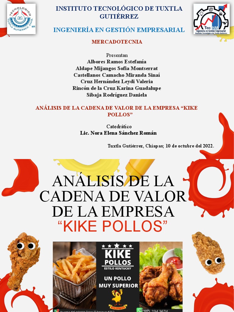 CADENA DE VALOR POLLOS | PDF | Logística | Marketing