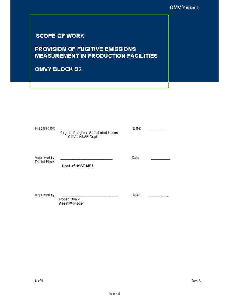 Quantifying and Monitoring Fugitive Emissions from Production ... Quantifying and Monitoring Fugitive Emissions from Production ...