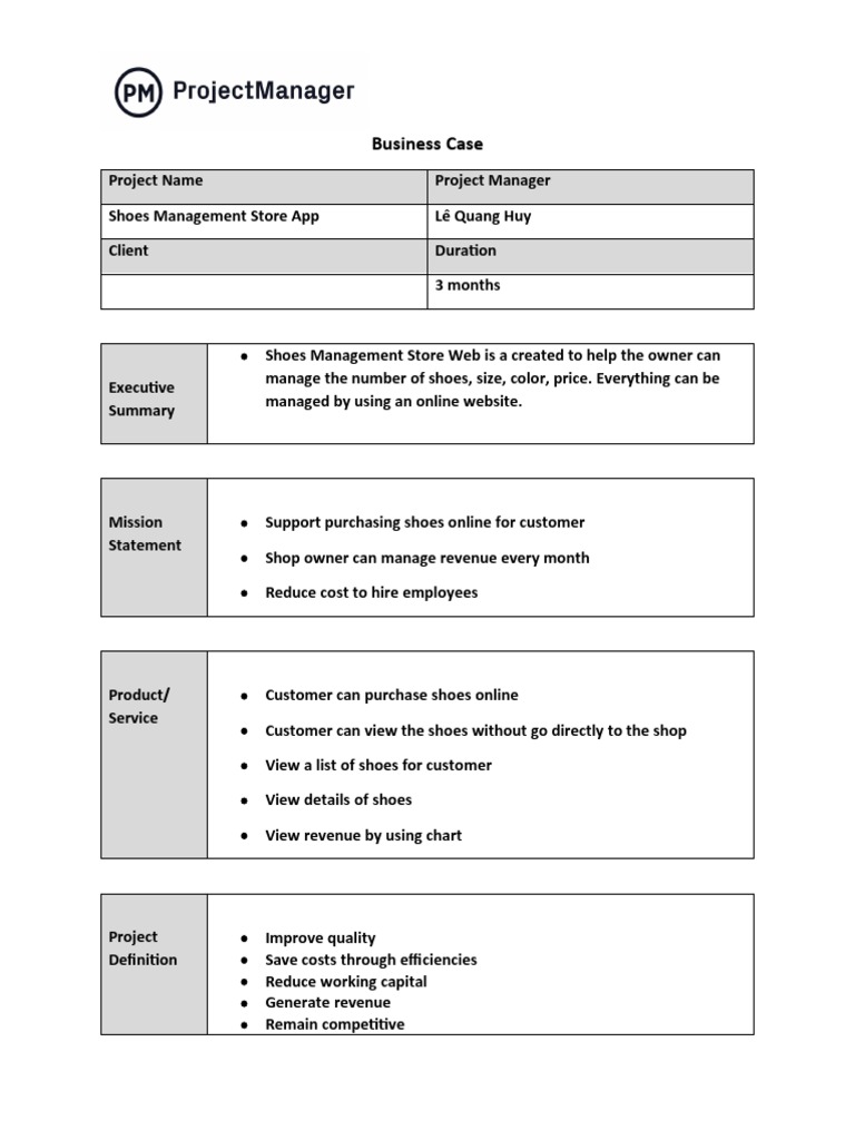 ProjectManager_Business_Case_Template_for_Word-1 | PDF