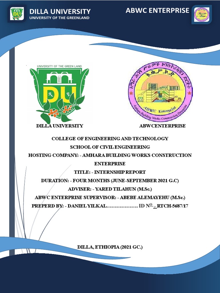 Civil Engineering Internship Report | PDF | Beam (Structure) | Column