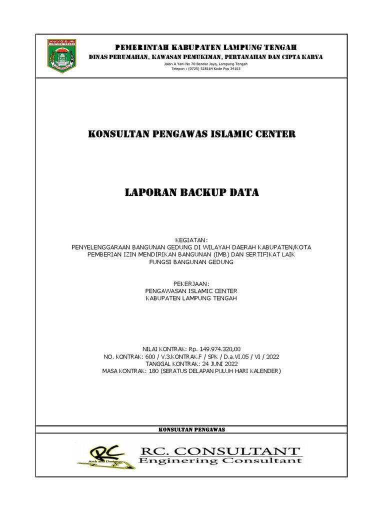 Final Backup Konsultan | PDF