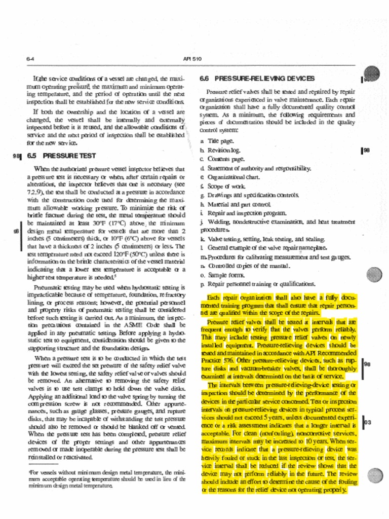 Api 510 | PDF | Mechanical Engineering | Building Engineering