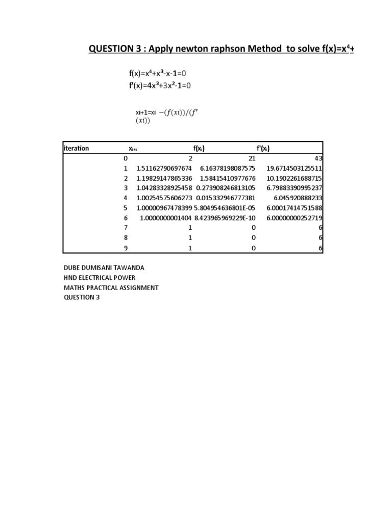 Dumisani Maths Prac Assignment | PDF | Computational Science ... Dumisani Maths Prac Assignment | PDF | Computational Science ...