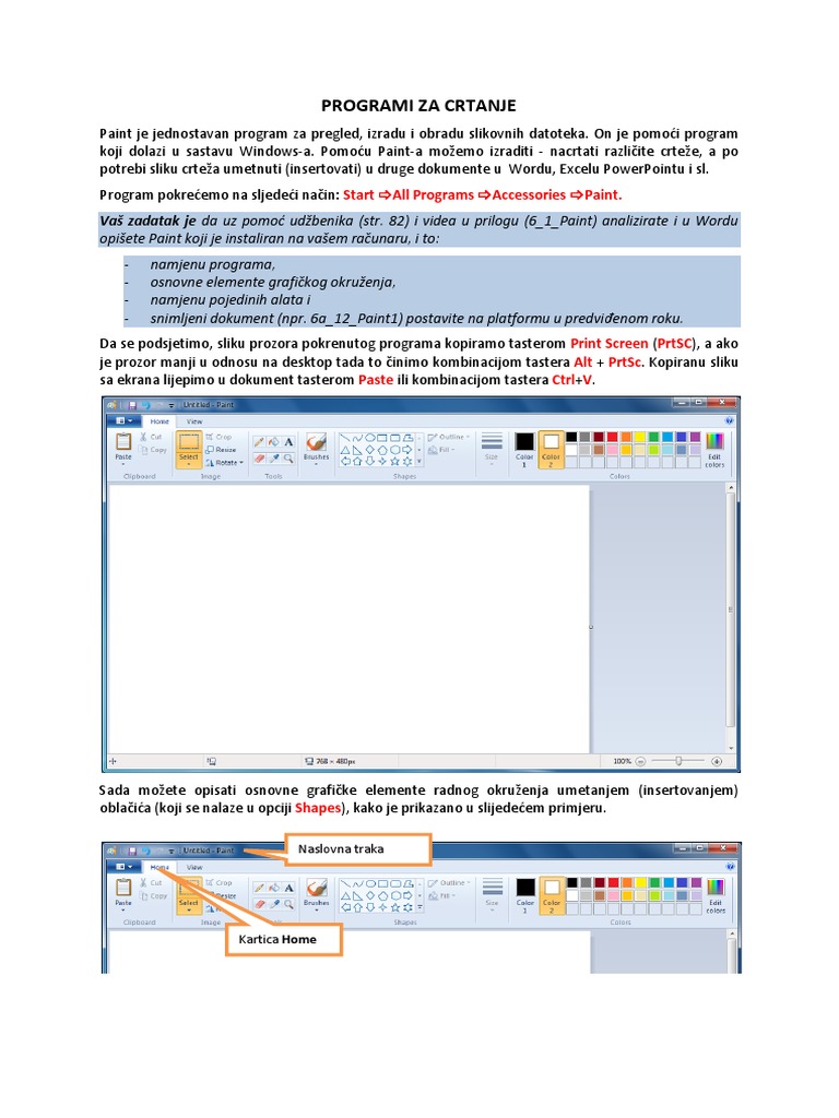 6 Zadatak1 Paint | PDF