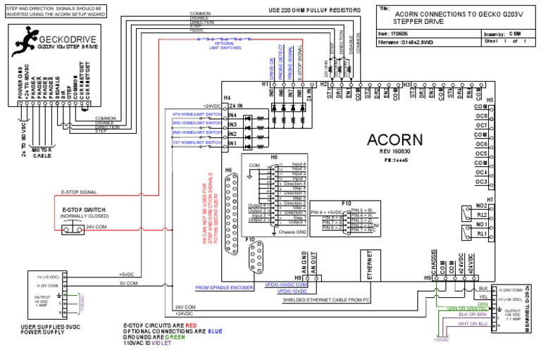 Gecko203v Wiring | PDF | Electrical Engineering | Computing