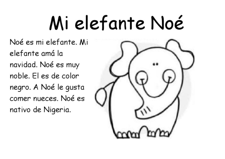 Elefante Cuento | PDF