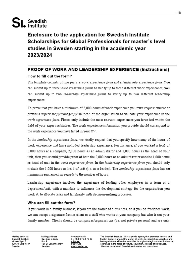 Proof of Work and Leadership Experience Sisgp 2023 - 2024 | PDF ...