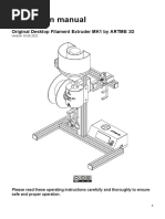 Filabot EX2 Operation Manual | PDF | Extrusion | Plastic
