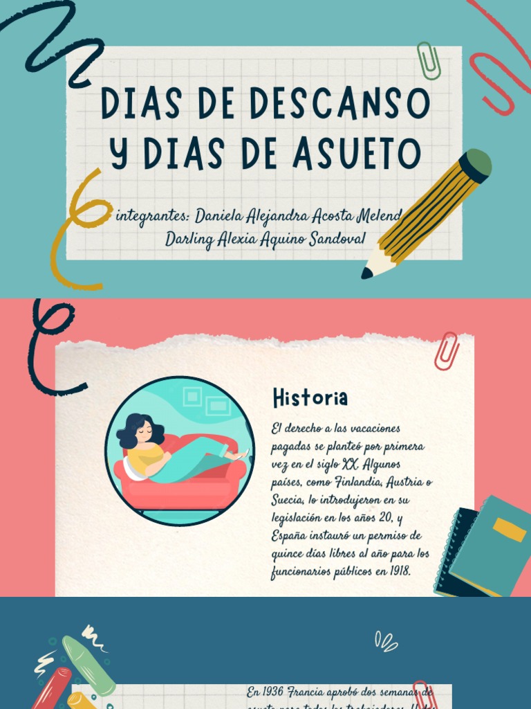 Dias de Descanso y Dias de Asueto | PDF | Salario