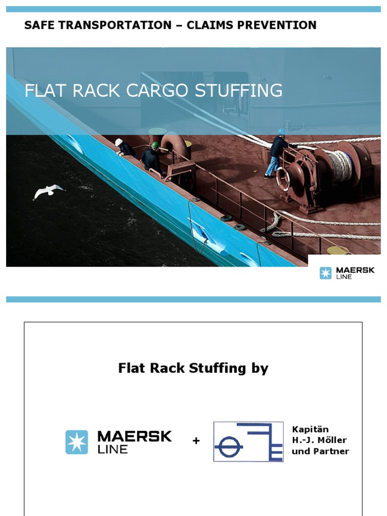 Maersk Moeller Expert Flat Rack and Steel Coil Securing What Is Lashing ...