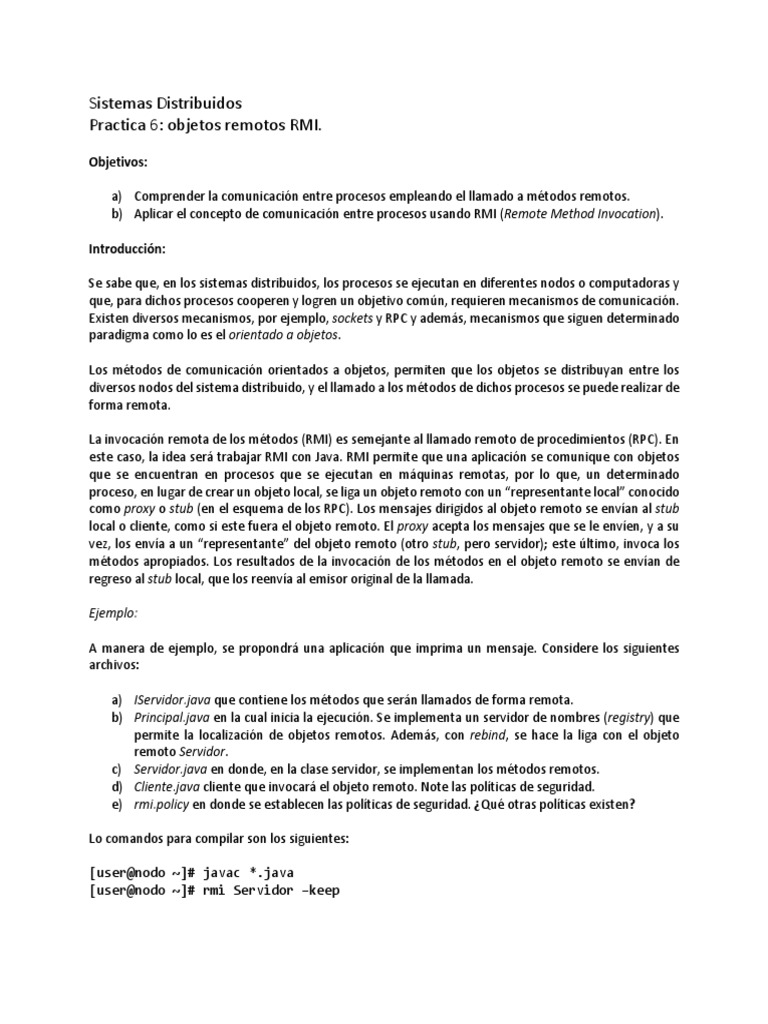 Practica 6 | Descargar gratis PDF | Java (lenguaje de programación) | Gestión de tecnología de ...