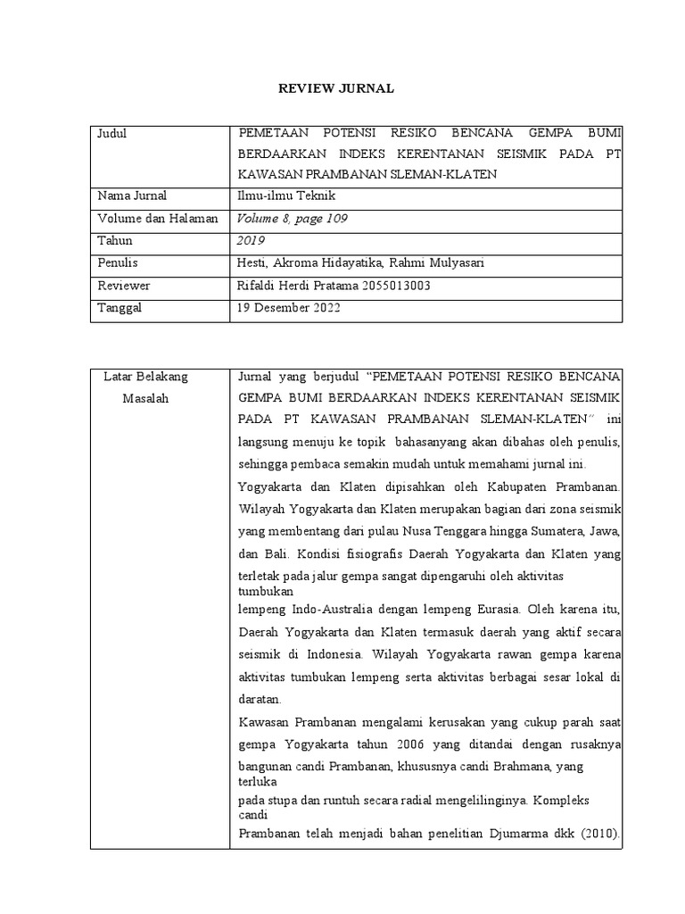 064 - Lutfia Hana Afifa - Review Jurnal | PDF