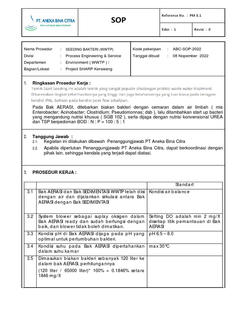 Hal 4 SOP SEEDING BAKTERI | PDF
