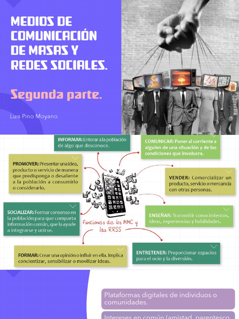 Medios de Comunicación de Masas y Redes Sociales 2. | PDF