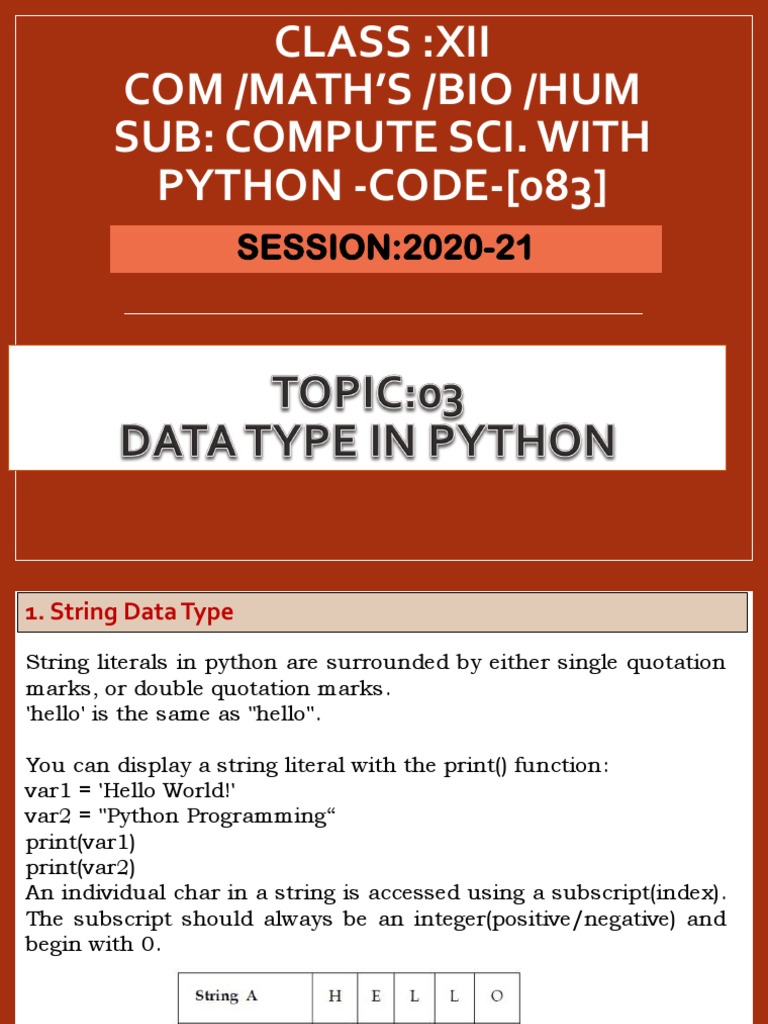 12_CH_STRING_DATA_TYPE (1) | PDF | String (Computer Science) | Letter Case