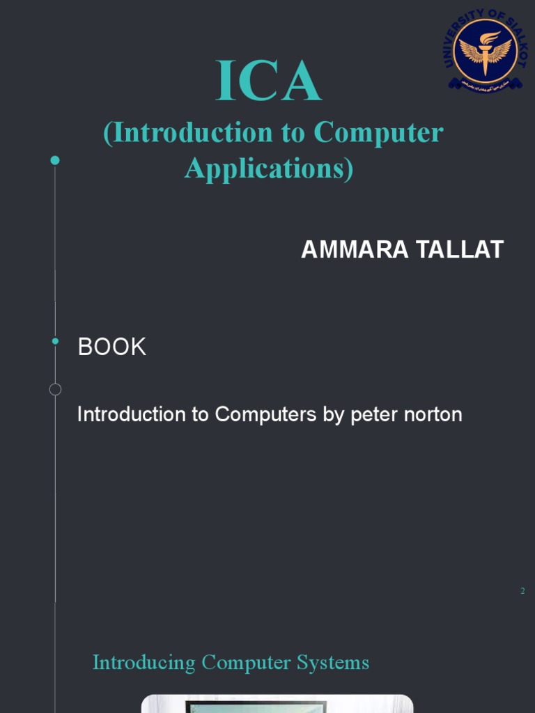 Ict Lecture 1 | PDF | Input/Output | Computer Hardware