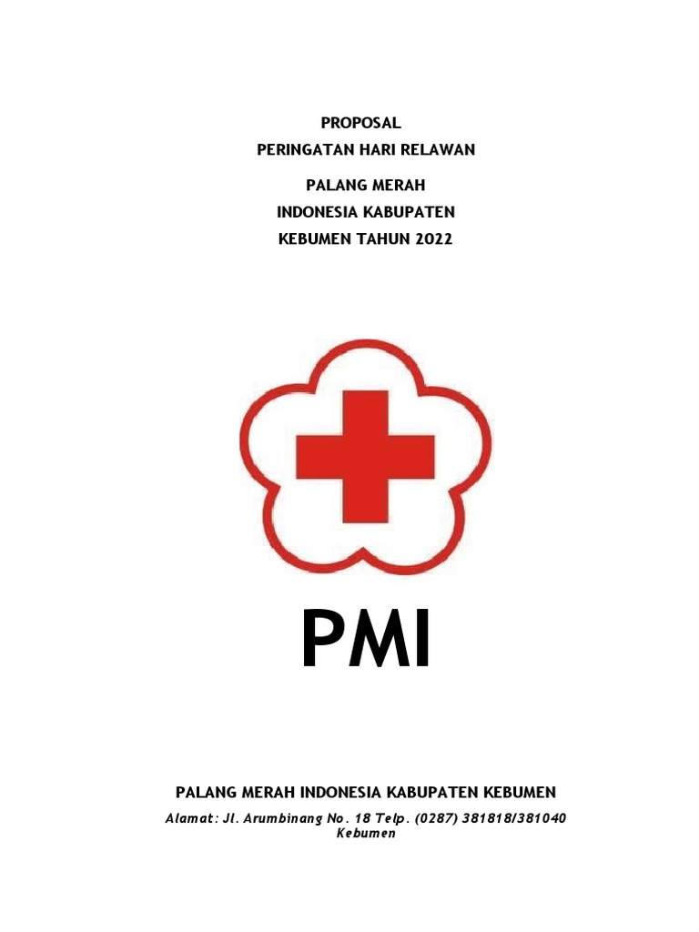Proposal Peringatan Hari Relawan PMI | PDF
