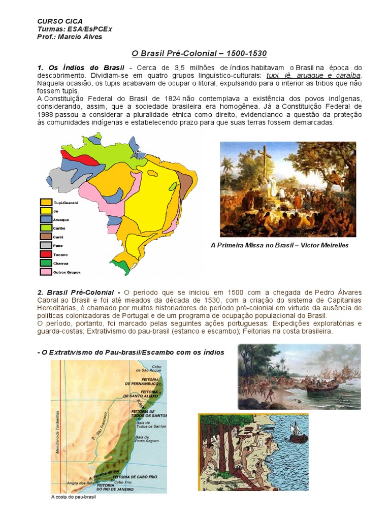 Brasil Pré-Colonial | PDF | Brasil | Barter (operação financeira)