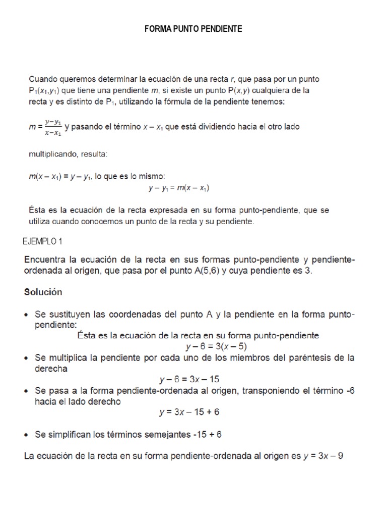 Cómo hacer una forma de punto pendiente | PDF