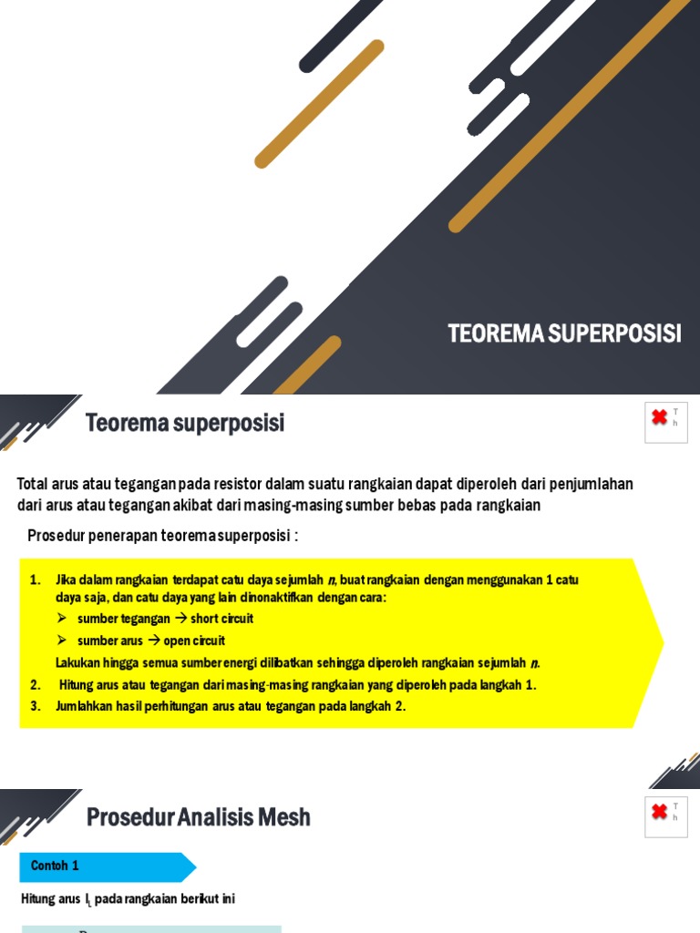 Teorema Superposisi | PDF
