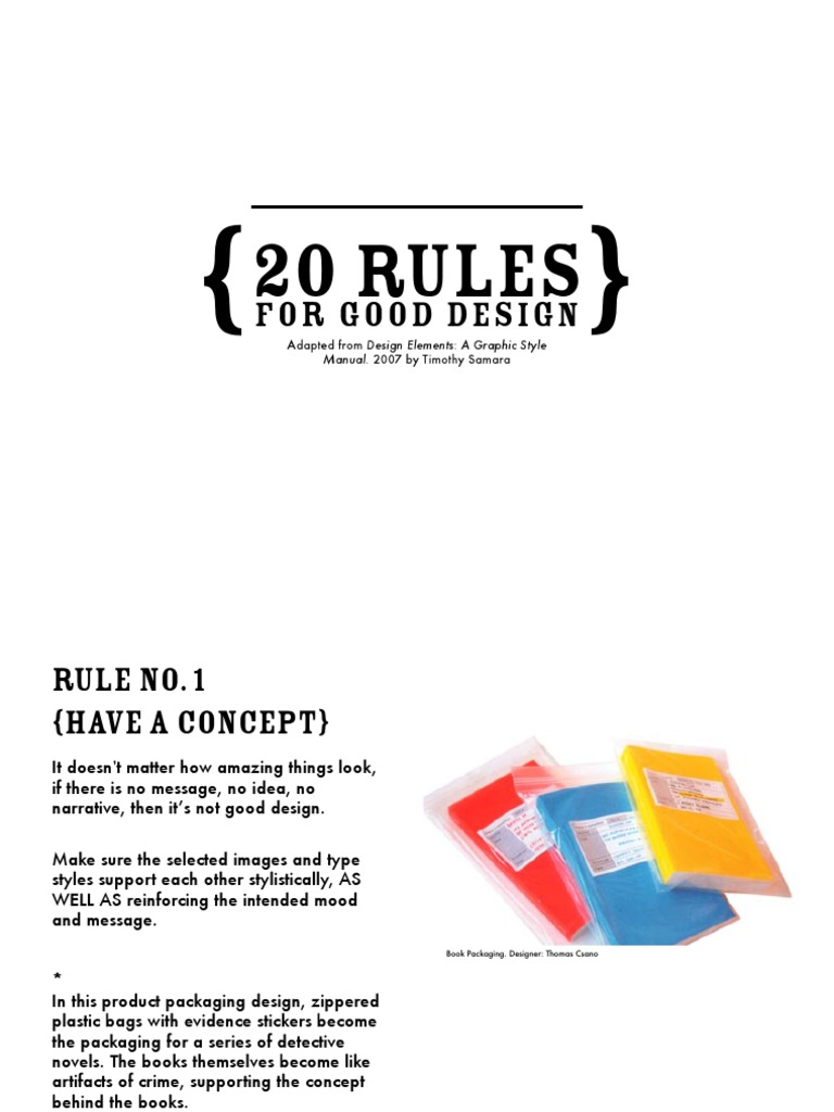 20 Rules | PDF | Typefaces | Composition (Visual Arts)
